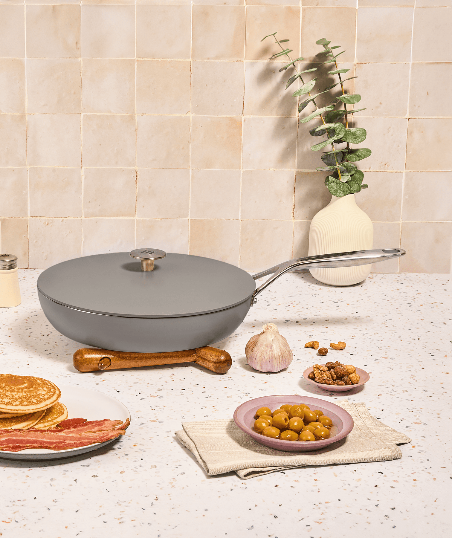 The Kilne Everything Pan | Non-Stick Ceramic Frying Pan 11' | Kilne
