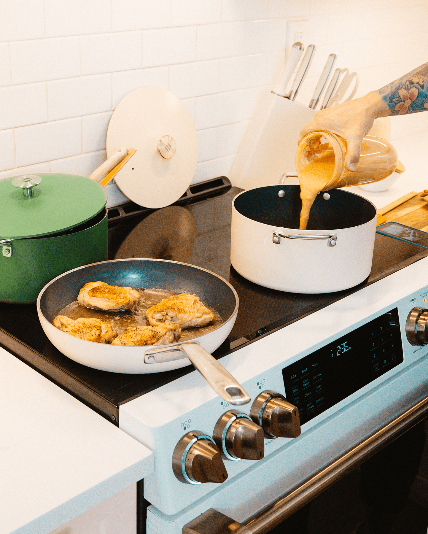 The Kilne Everything Pot | Non-Stick Ceramic Coated Everything Pot | Kilne