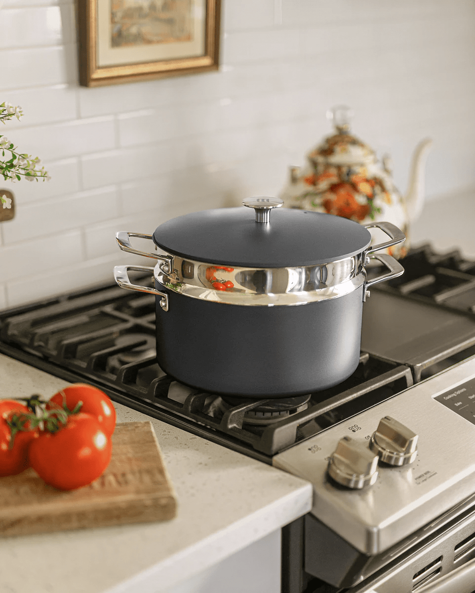 The Kilne Everything Pot + Steamer Bundle | Non-Stick Ceramic Pot ...