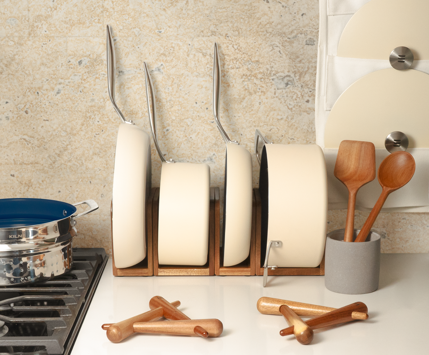 The Kilne Everything Pan | Non-Stick Ceramic Frying Pan 11' | Kilne