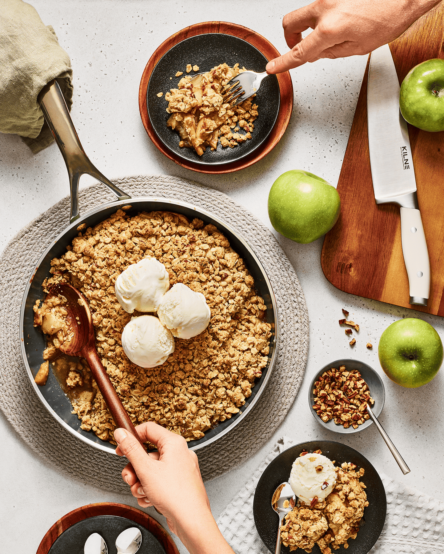 The Kilne Everything Pan | Non-Stick Ceramic Frying Pan 11' | Kilne